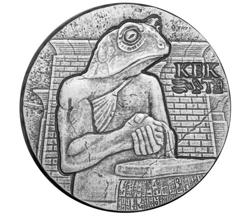 2022 5 oz Kek Egyptian Relic Series Coin .999 Silver - Antique Finish # ...