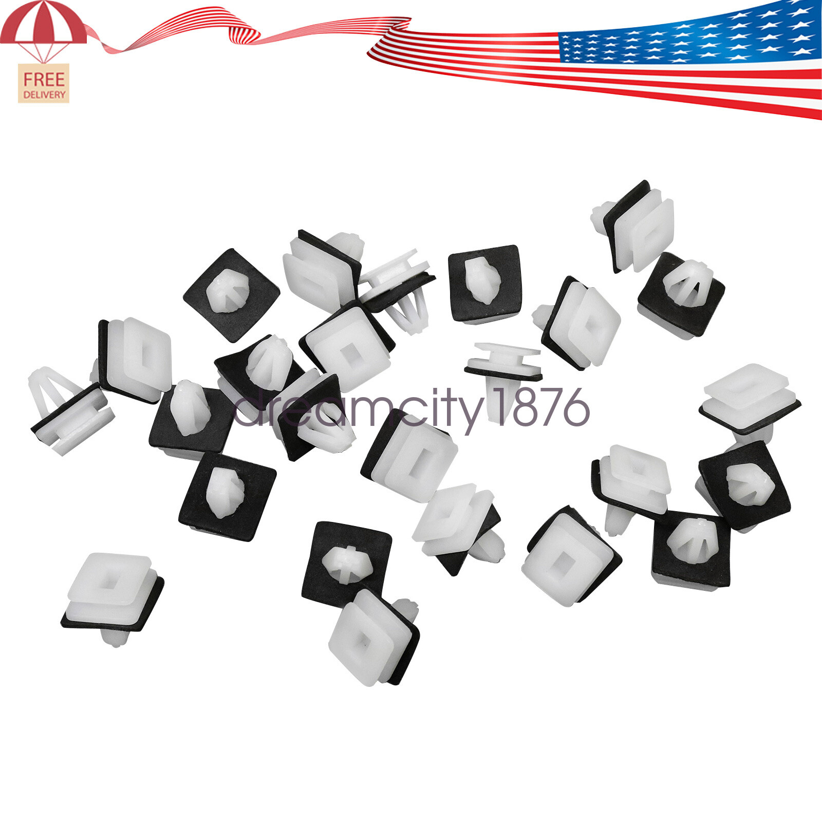 25PC For Honda 2002-2021 Rocker Panel & Fender Molding Clip Suit 91504 ...