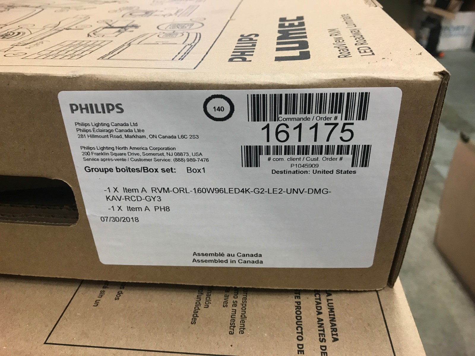 Philips Lumec RoadView RVM LED Roadway Luminaire (21 Fixtures Available ...