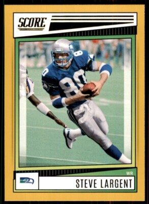 2022 Panini Score Gold Foil Steve Largent Seattle Seahawks #180 ...