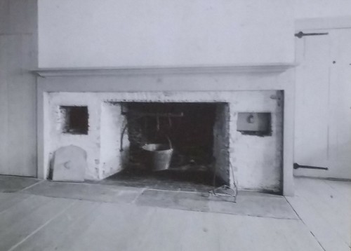 Tappan House Fireplace in Kingston, New York, 1913 Magic Lantern Glass ...
