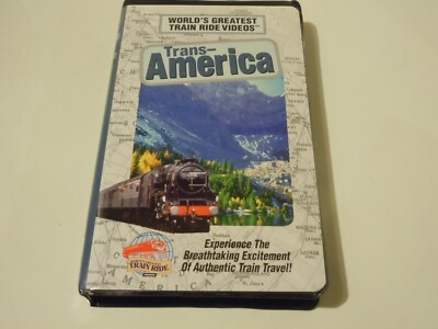 Train VHS Trans-America Train Travel 1996 | eBay