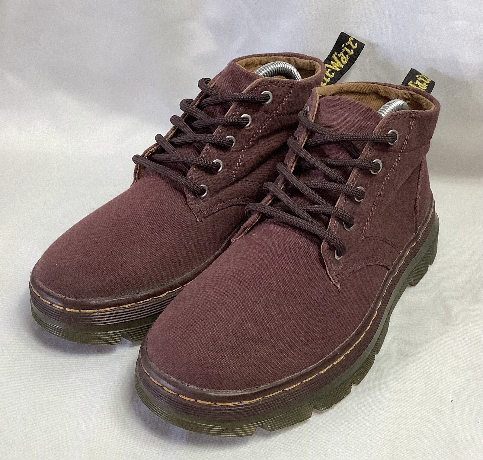 DR. MARTEN'S BONNY OxBlood Canvas Chukka Ankle Boot A… - Gem