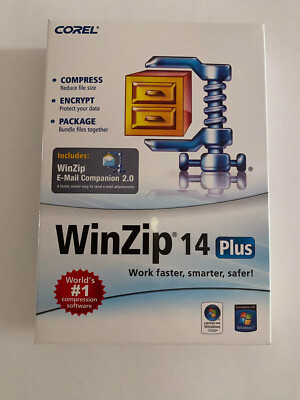Corel WinZip 14 - Compression Software Encrypt Package Work Faster Smarter NEW | eBay