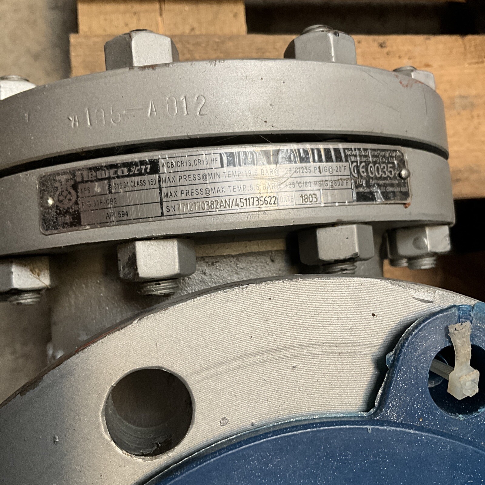 NEWCO 4” 150 Swing Check Valve Fig 31F-CB2 | eBay