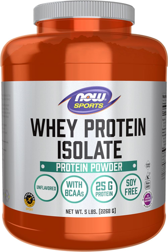 Sports Nutrition, Whey Protein Isolate, 25 G with Bcaas, Unflavored ...