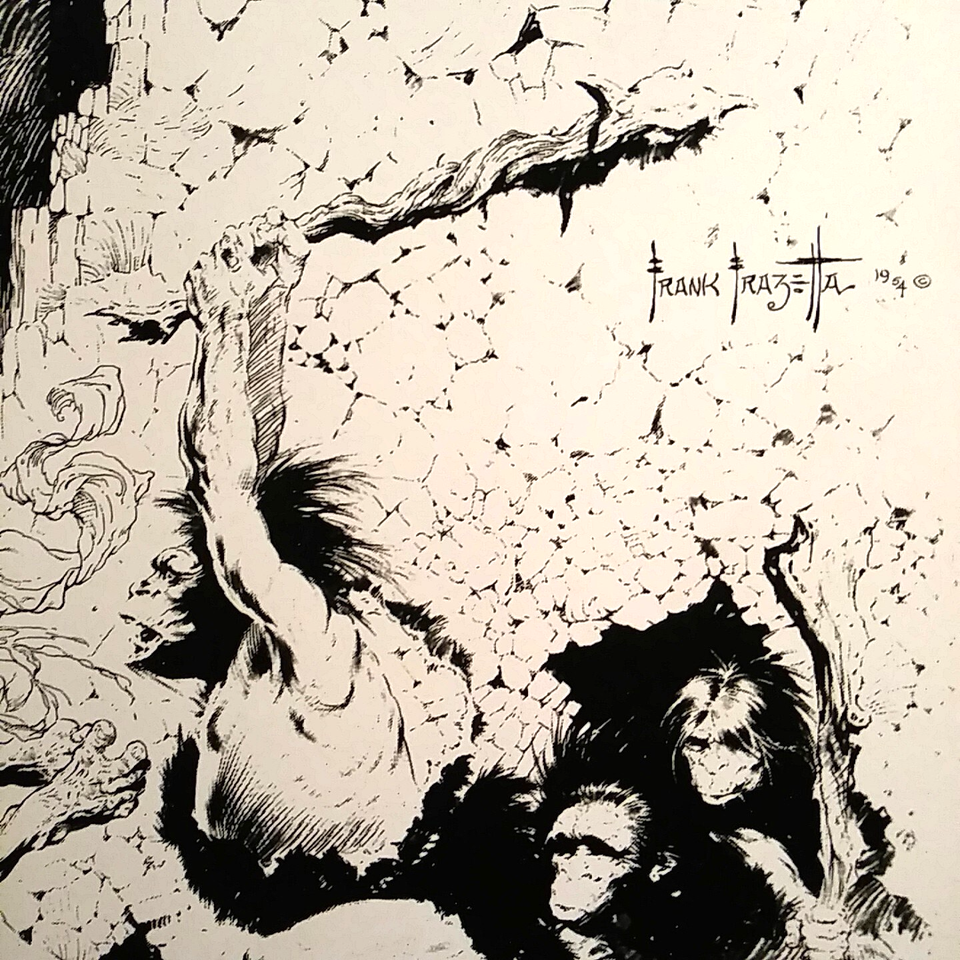 FRAZETTA WSF 29 "BUCK ROGERS" PHOTOSTATIC PRINT, 9x12" FROM 1954 ...