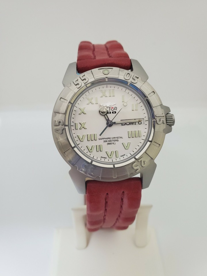 Sector 500 Quartz Day/Date Luminous Dial Stainless New Men's Wrist ...