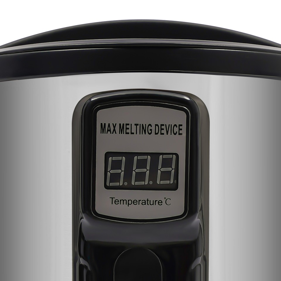 1000W 8L Electric Wax Melter Melting Pot 30-100°C LED Display for ...