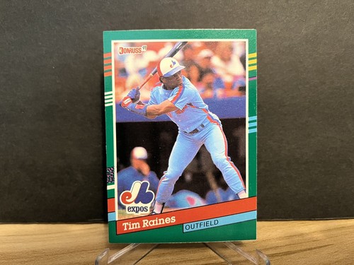 1991 MLB Donruss Tim Raines #457 Base Card - Pulled From Sealed Set | eBay