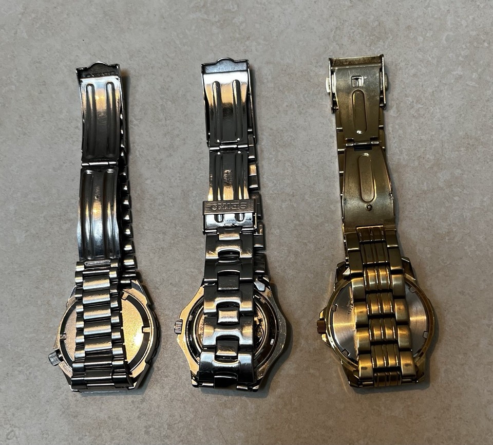 Lot Of 3 SEIKO watches…one Not Working. | eBay