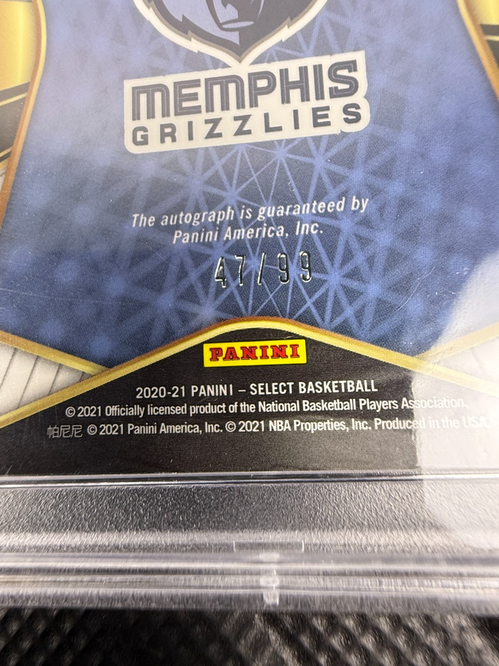 2020 Panini Select Neon Green Prizm Desmond Bane RC Auto /99 PSA 10 ...