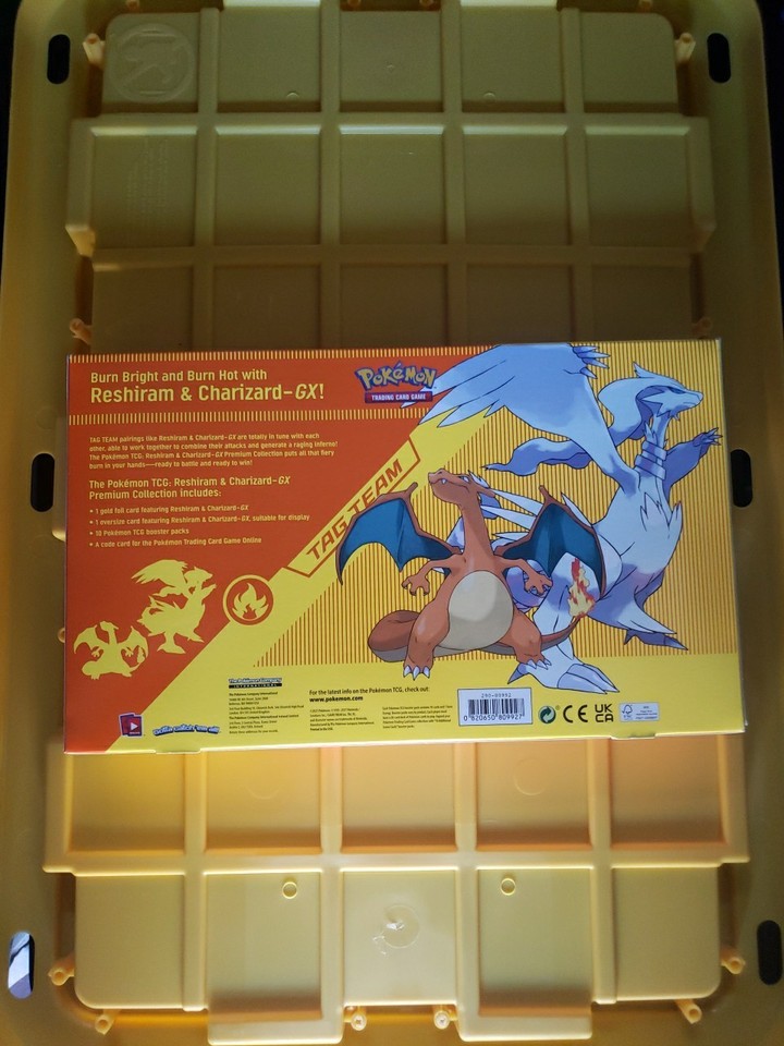 Pokemon 2021 Reshiram & Charizard GX Tag Team Premium Collection Box | eBay