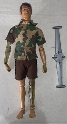 1975 Hasbro GI Joe Mike Powers Atomic Man 12” Figure w/Original Outfit ...