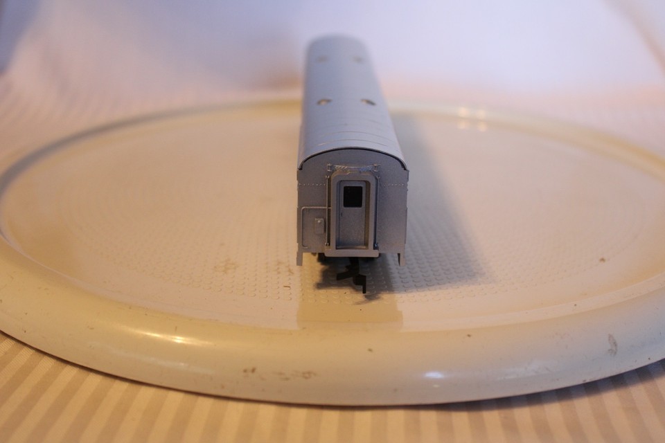 HO Scale Con-Cor, Baggage REA Passenger Car, Silver, Santa Fe #3452 ...