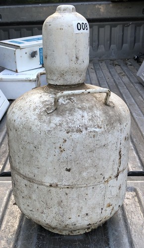 Steel Propane LP Tank Cylinder Bottle Screw Cap Top vintage gas | eBay