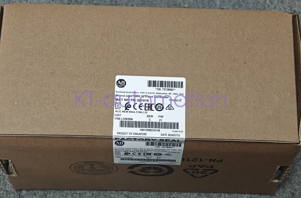 1766‑L32BXBA MicroLogix 1400 Compact PLC for Packaging Machine Control ...