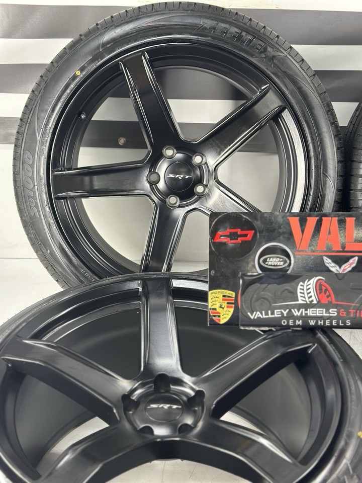 (4) 20x9.5 DODGE CHALLENGER CHARGER SRT HELLCAT WHEELS RIMS TIRES DEMON ...