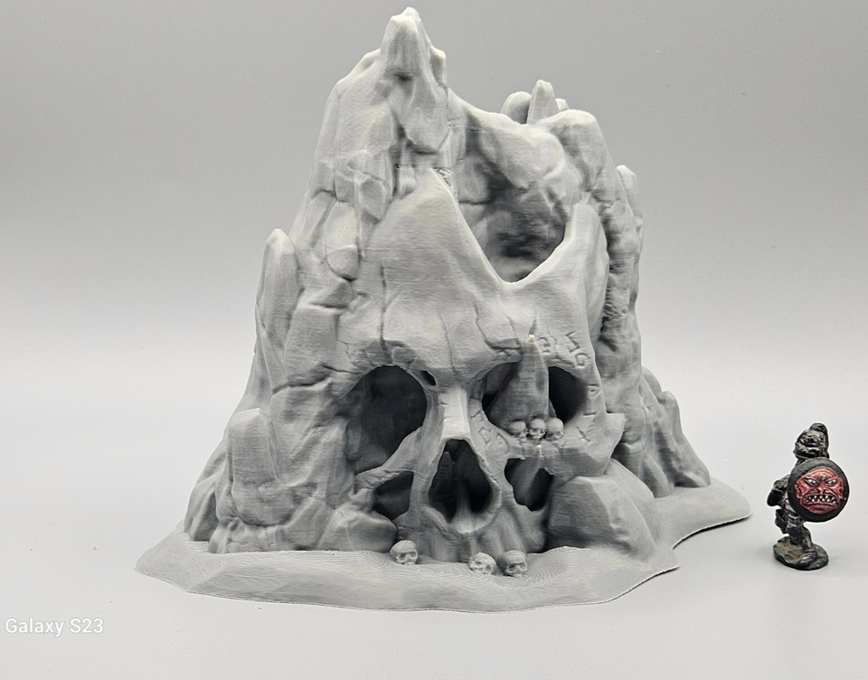 rocky skull / rocky skull terrain / scenery terrain rocky outcrop ...