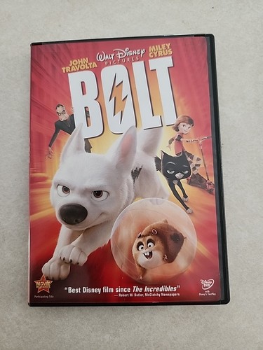 Bolt (DVD, 2009) Disney Pictures/ John Travolta/ Miley Cyrus ...
