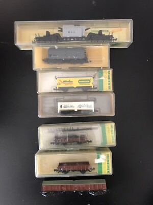 7x TOP Trix Minitrix Güterwagen 2/4 Achs neu/neuwertig/OVP | eBay.de