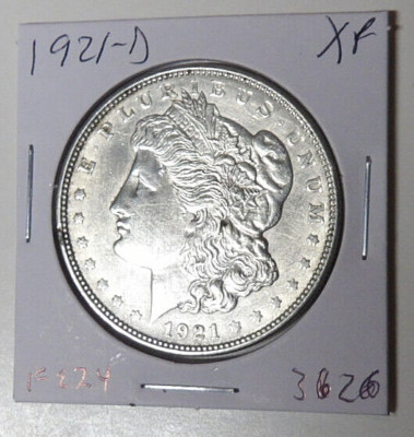 1921-D Morgan Silver Dollar XF Cleaned Denver Mint (fe.24) | eBay