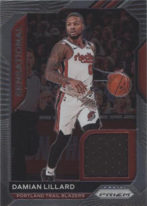 2020-21 Panini Prizm - Sensational Swatches Damian Lillard #SSW-DLI ...