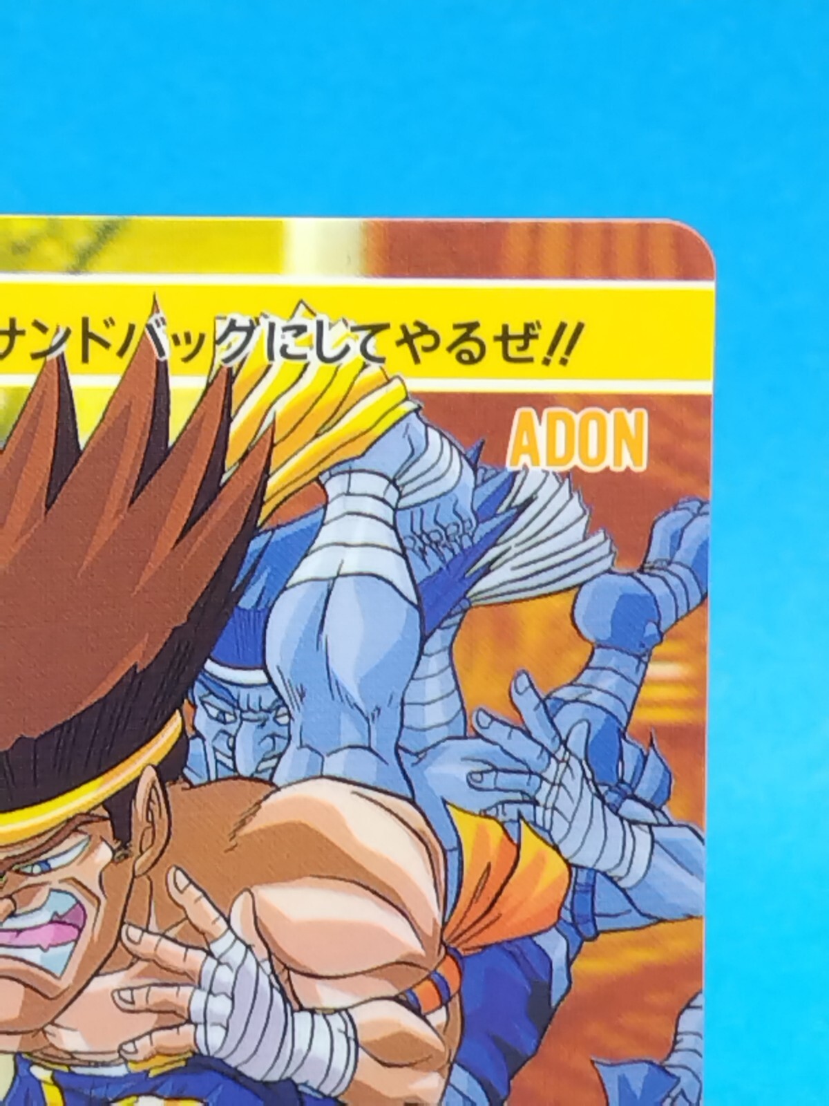 ADON No.019 Street Fighter ZERO 1995 Carddas TCG CAPCOM BANDAI Japanese ...