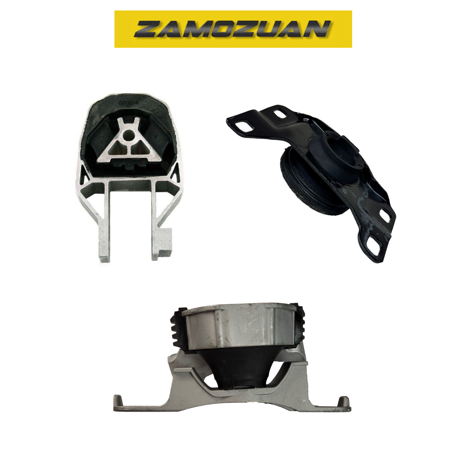 Engine, Trans & Torque Strut Mount Set 3PCS. 2007-2013 for Volvo S40 ...