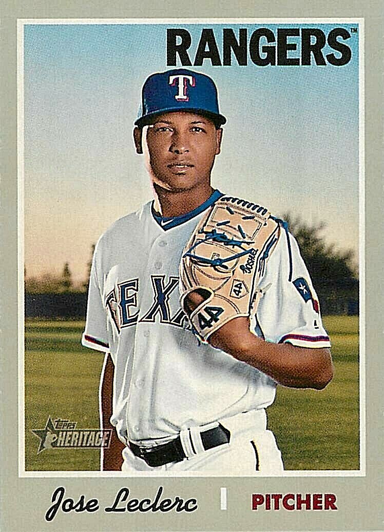 2019 Topps Heritage - #290 Jose Leclerc (RC) for sale online | eBay