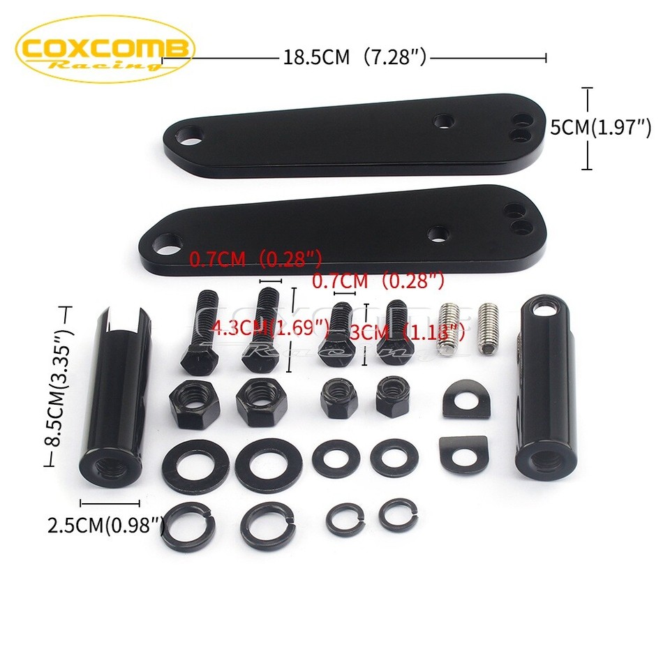 Highway Foot Forward Rest Foot Pegs For Harley Dyna Super Glide FXD Mid ...