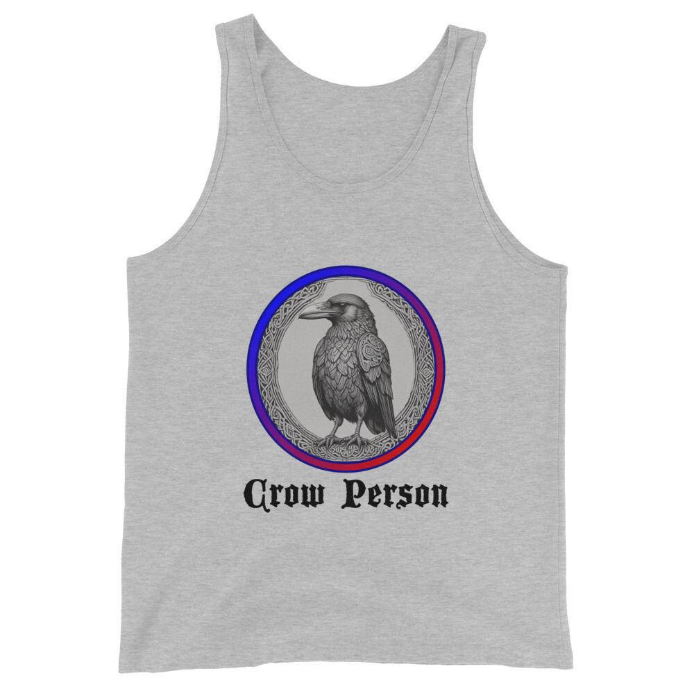 "Crow Person" Unisex Tank Top Corvid Ornithology Bird Raven Gothic | eBay