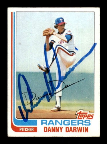 1982 Topps #298 Danny Darwin AUTOGRAPHED!!! Rangers 235894 | eBay