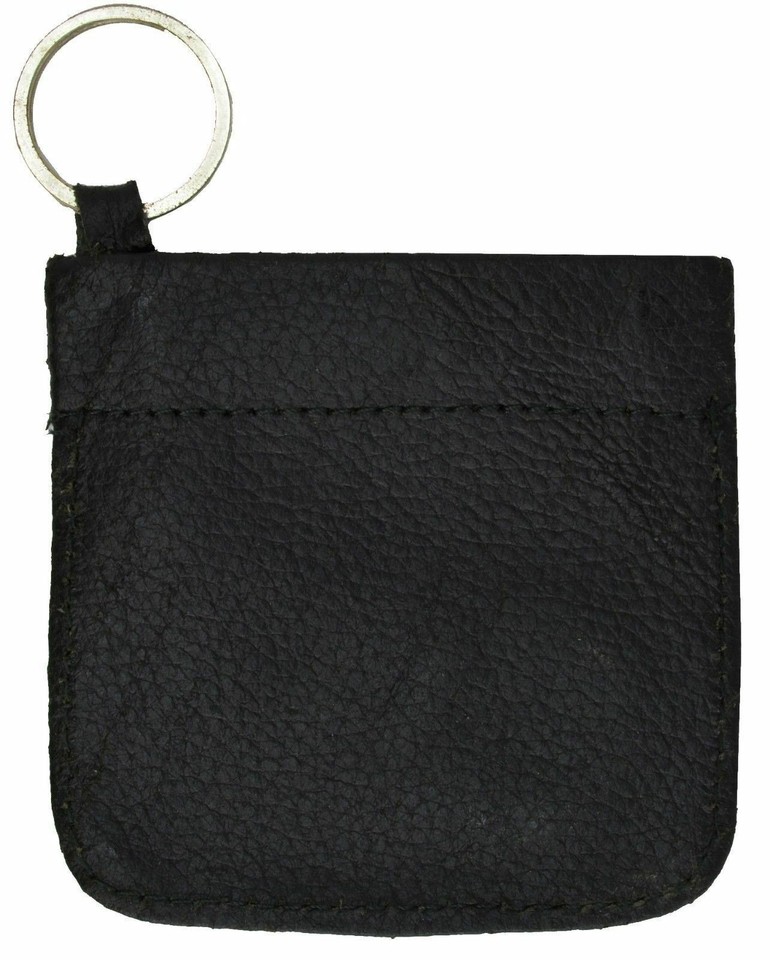 LEATHER Squeeze Facile Frame COIN CHANGE Pouch Purse Wallet Handmade ...