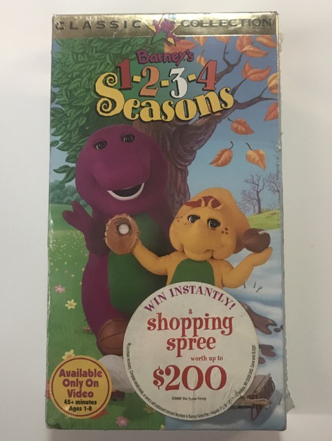 Barney - Barneys 1-2-3-4 Seasons (VHS, 1996) | Compra online en eBay