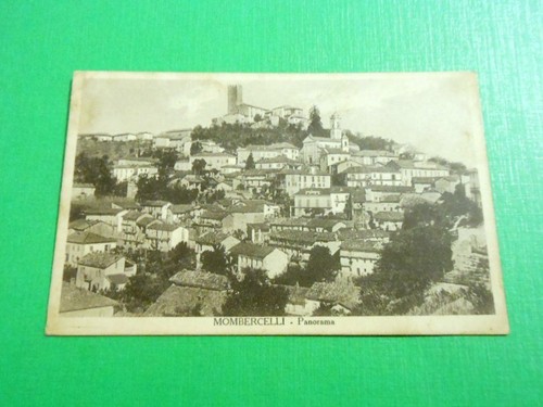 Mombercelli postcard (asti) - panorama 1930 approx. | eBay