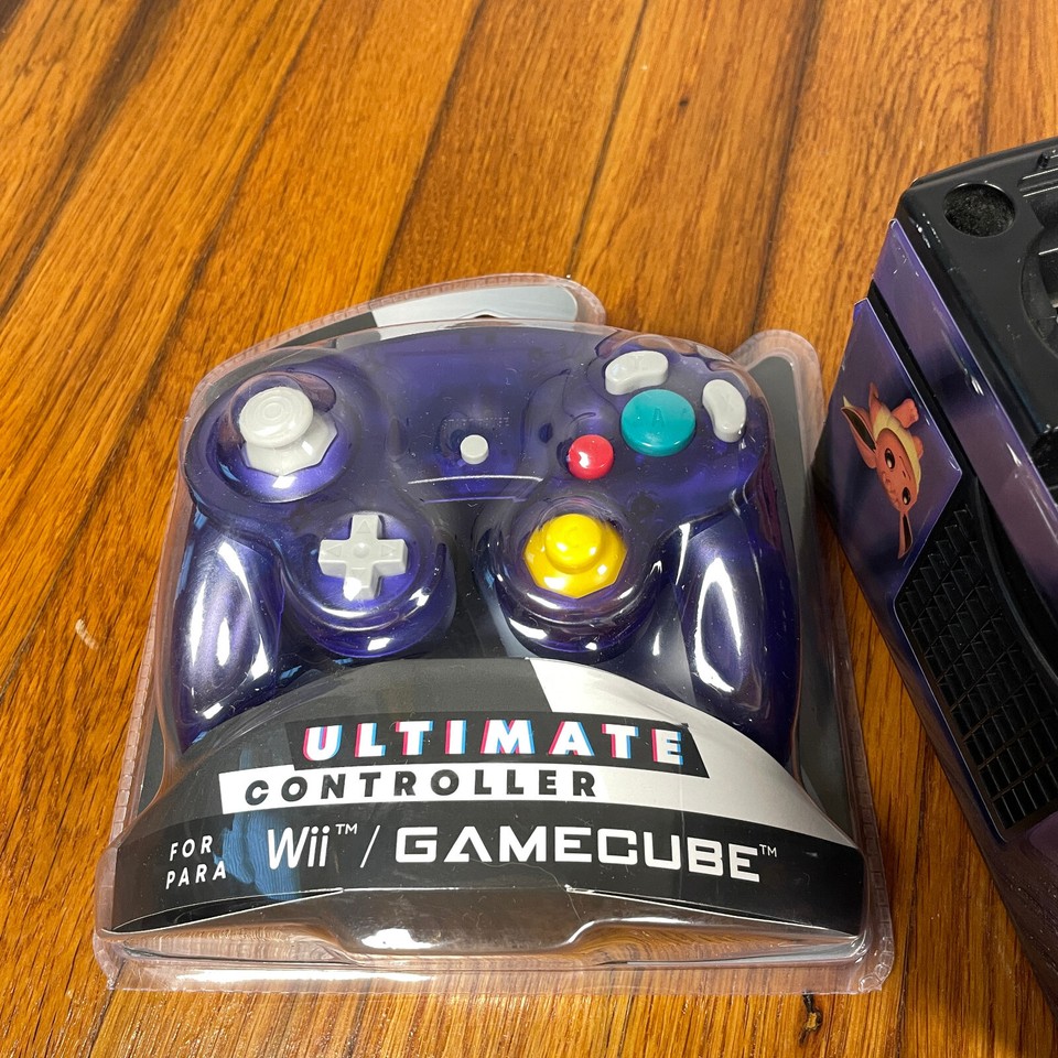 Nintendo GameCube Black Console System Bundle DOL-001 Pokemon XD Skin ...