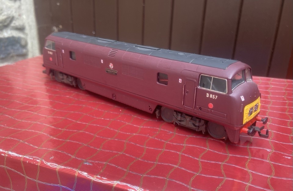 Lima Oo Gauge Renamed Renumbered Class 42 Warship Loco BR Maroon D857 ...