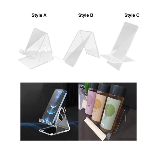 Transparent Acrylic Phone Display Stand Holder Cellphone Stand for ...