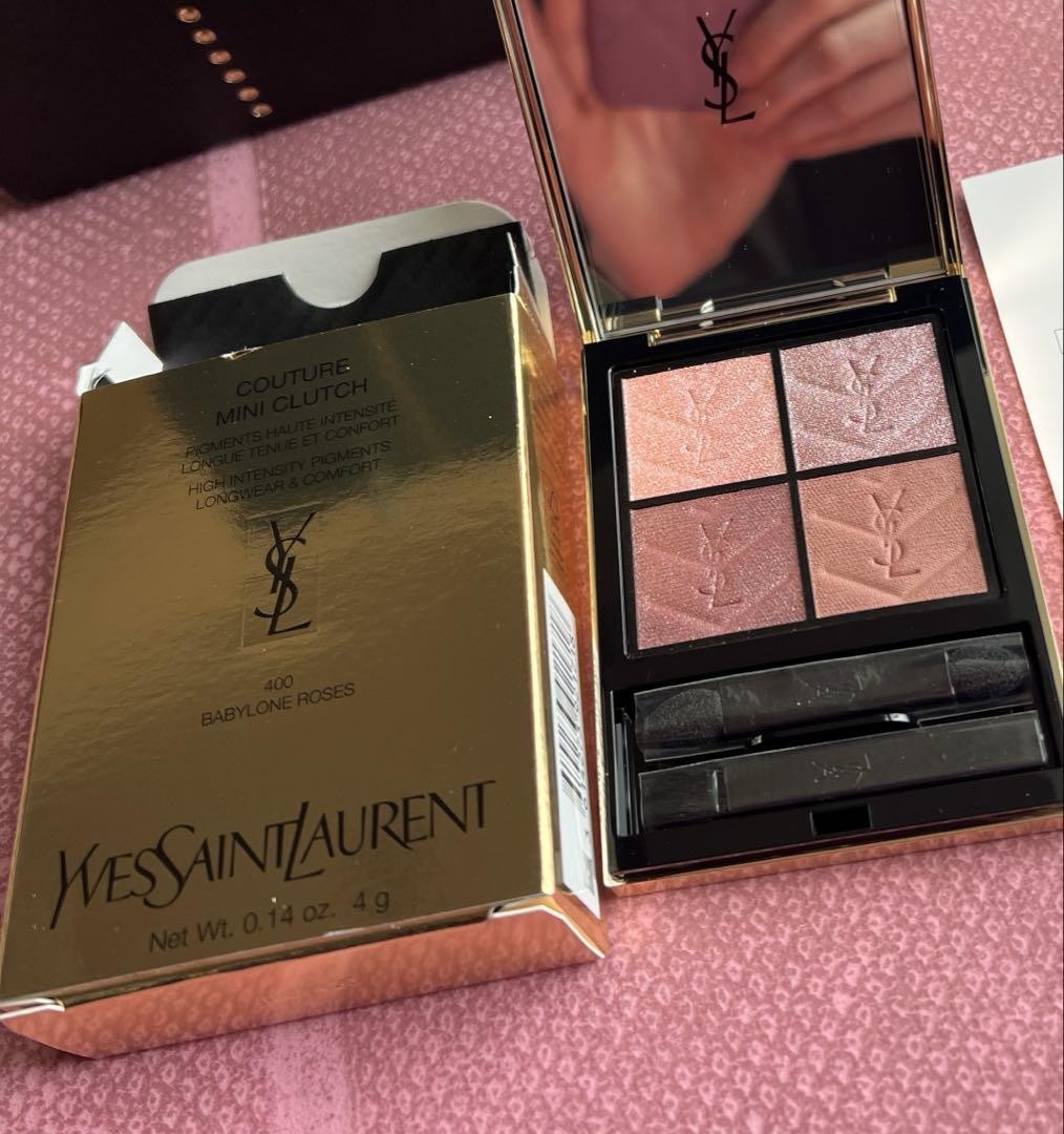 Yves Saint Laurent Couture Mini Clutch 400 Babylon Rose Eyeshadow | eBay