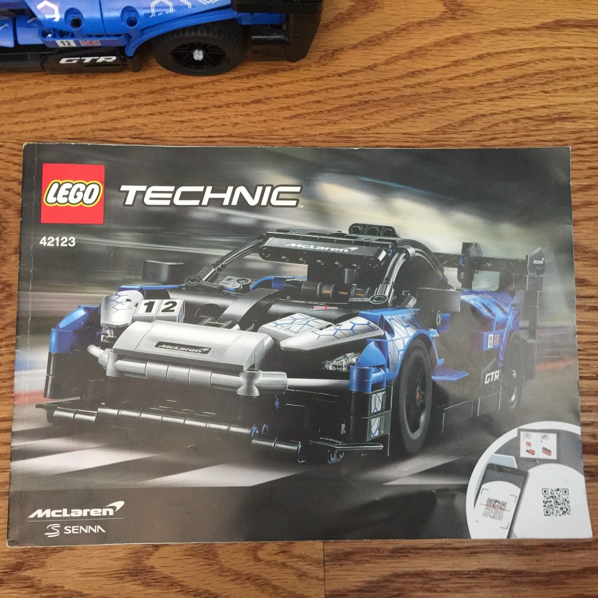 LEGO MCLAREN SENNA GTR RICHARD MILLE CAR BUILT BOOKLET 42123 LEGO MCLAREN SENNA GTR RICHARD MILLE CAR BUILT BOOKLET 42123
