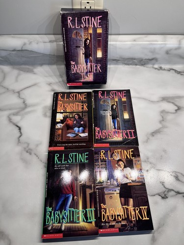 R.L.Stine The Babysitter Books 1-4 Book Series Box Set, YA Fiction | eBay
