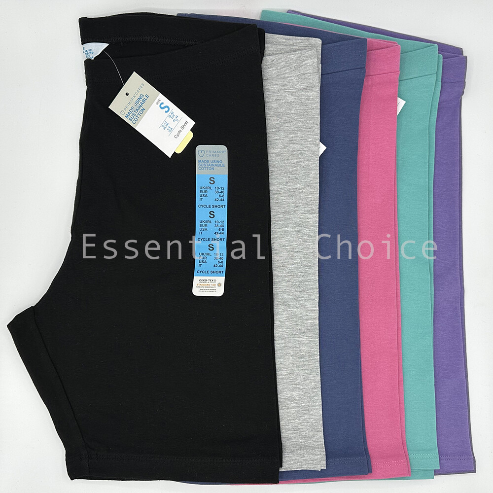 PRIMARK LADIES GIRLS SUMMER CYCLING SHORTS SIZES 4 - 20 2XS to XL | eBay