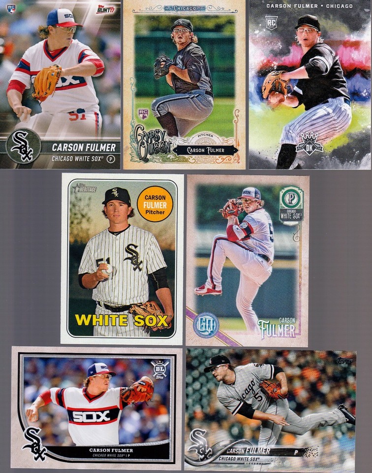 ⚾ 20 + different CARSON FULMER cards lot 14 RC 2016 - 2018 White Sox | eBay