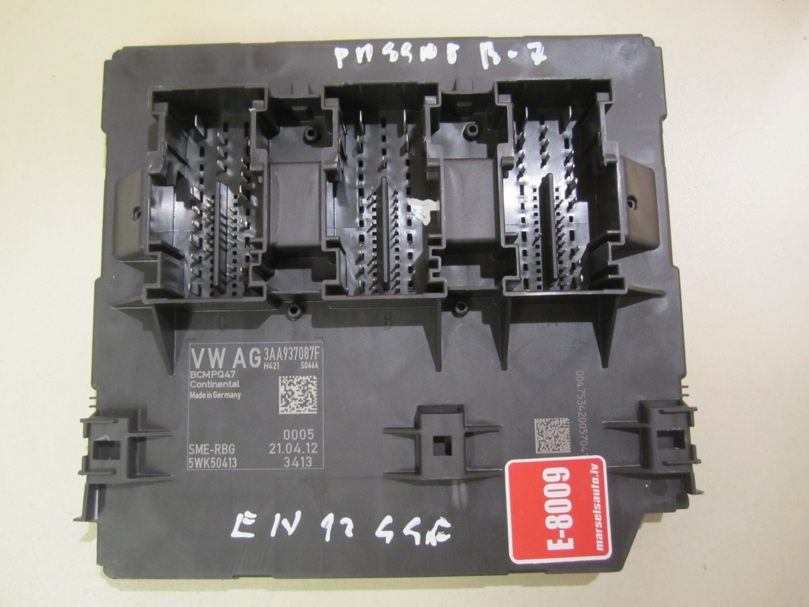 3AA937087F VW Passat B7 2012.y Comfort Control Unit 3AA 937 087 F | eBay