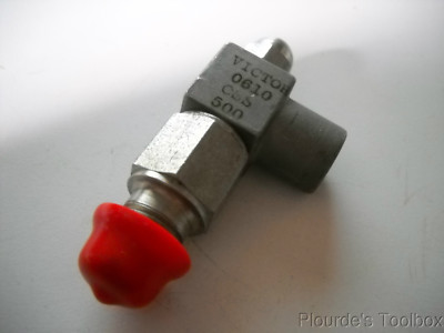 New Victor 1/4" NPT Stainless Valve, Unknown Valve, Part number 0610 ...