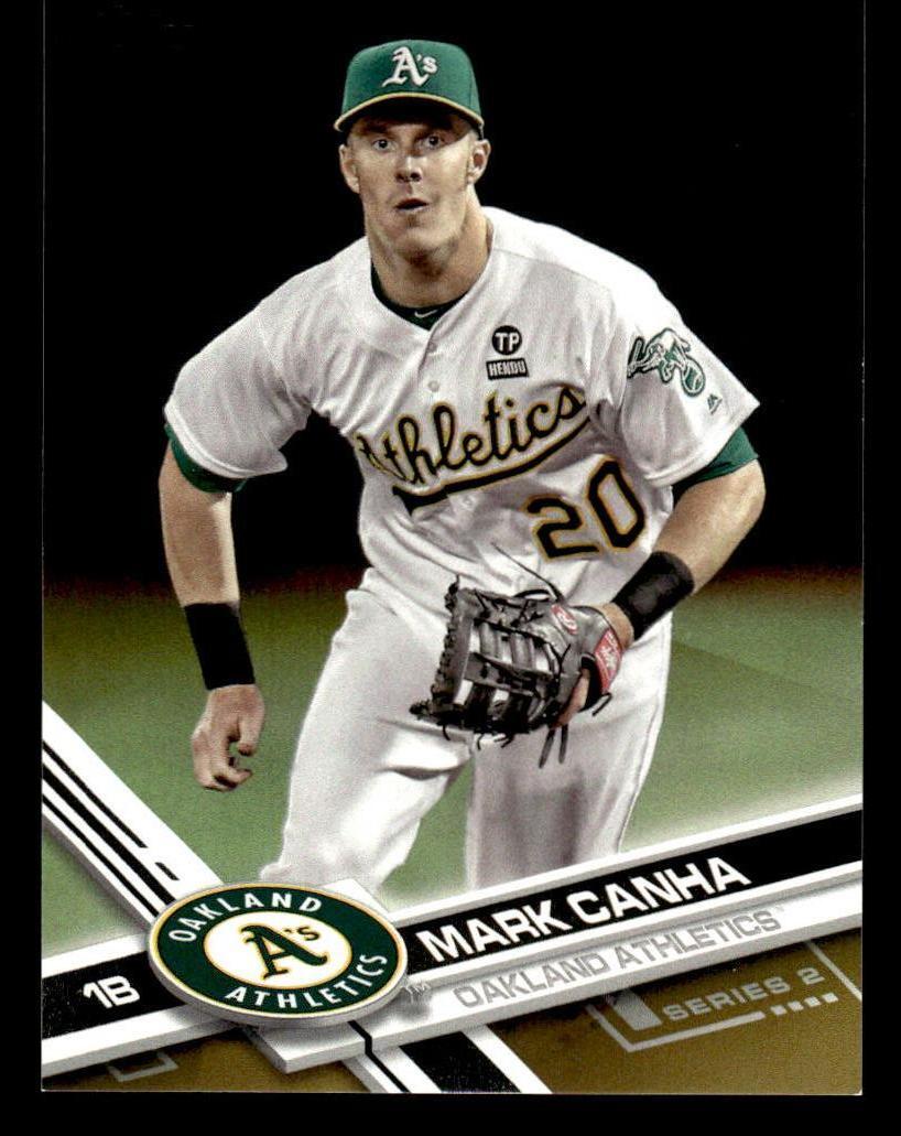 2017 Topps #369 Mark Canha Gold #/2017 Card Oakland Athletics | eBay