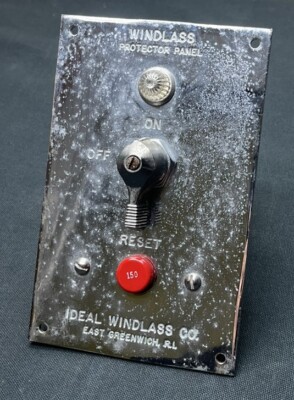 Ideal Windlass Main Disconnect Switch Plate | eBay