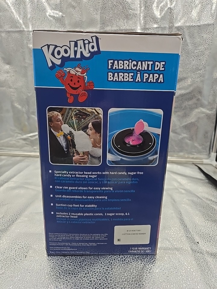 Kool-Aid Cotton Candy Maker NEW 810140671691| eBay