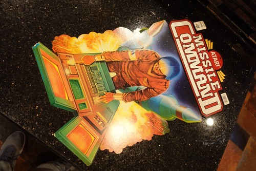 MISSILE COMMAND Vintage 1982 Atari Video Arcade game 2600 console PROMO ...